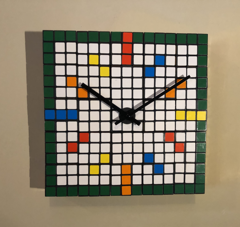 Rubiks Cube Clocks - RubiksCubeArt.com